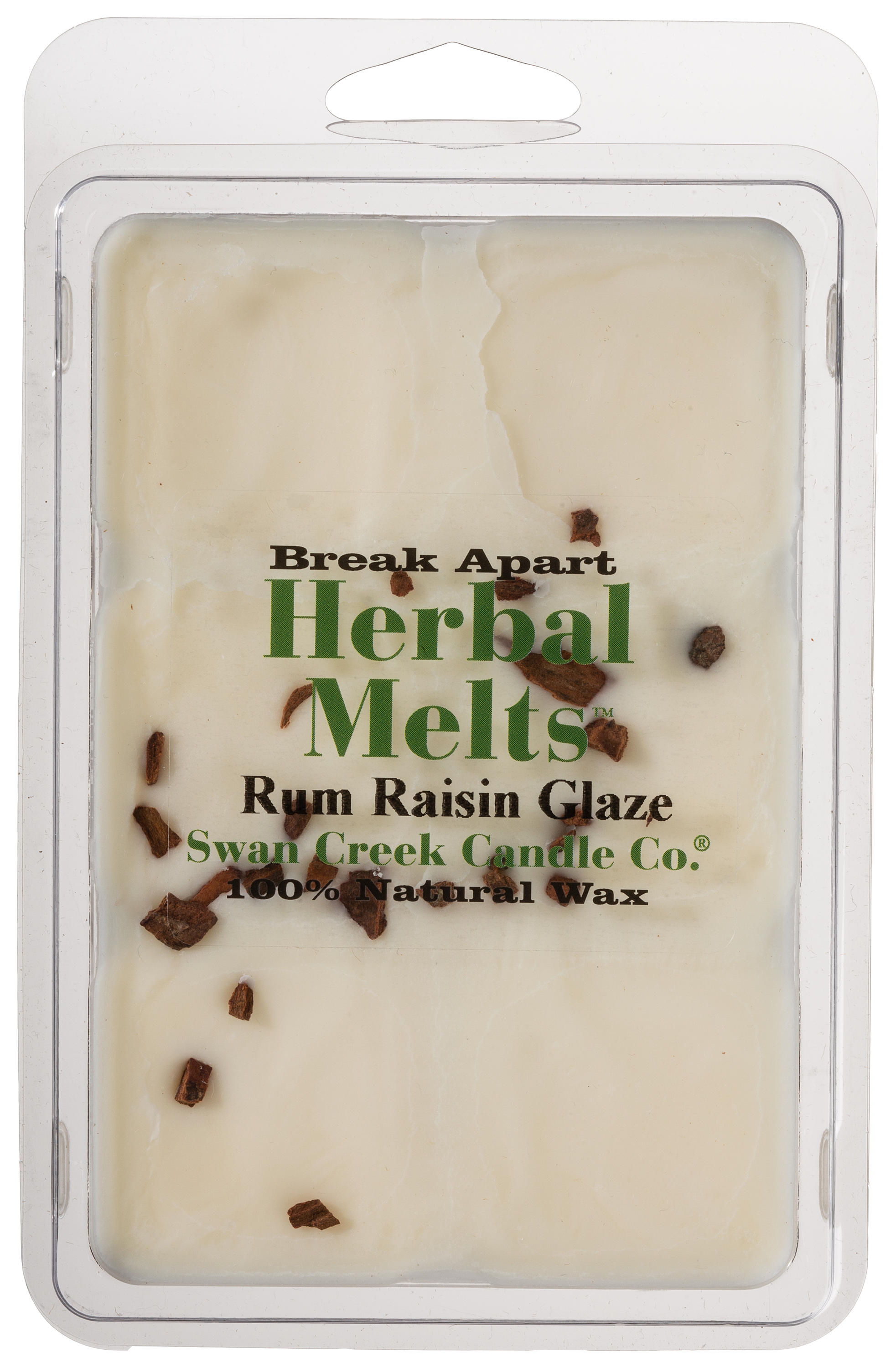 Swan Creek Candle Co. Herbal Melts Scented Melting Wax - Rum Raisin ...